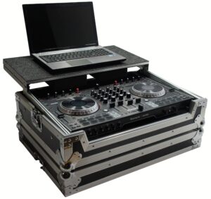 harmony audio hcns6iilt flight glide laptop stand dj custom case compatible with numark ns6 ii