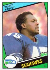 1984 topps #192 kenny easley seahawks nfl football card nm-mt