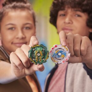 Hasbro Beyblade Burst Rise Hypersphere Vertical Drop Battle Set - Complete Set with Beystadium, 2 Battling Top Toys & 2 Launchers, Ages 8 & Up