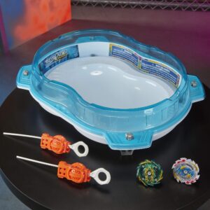 Hasbro Beyblade Burst Rise Hypersphere Vertical Drop Battle Set - Complete Set with Beystadium, 2 Battling Top Toys & 2 Launchers, Ages 8 & Up