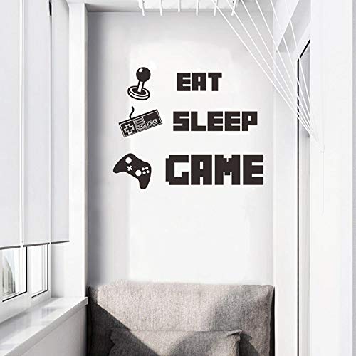 Game Room Wall Stickers Murals Gamer Wall Decals Poster for Children Boys Kids Men Video Game Room Decor Playroom Bedroom Decoration