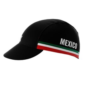 Mexico Black Code Bike Cycling Cap Road MTB or Running