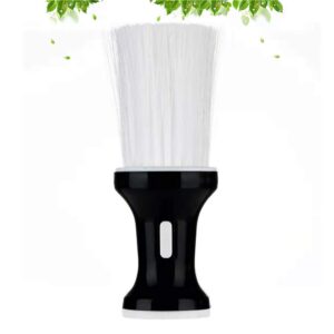 supvox barber brush soft hairdressing hair brush neck duster hair cutting cleaning brush salon tools (black white)