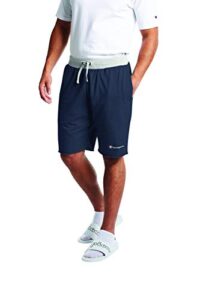 champion men's middleweight short, navy/oxford grey, small