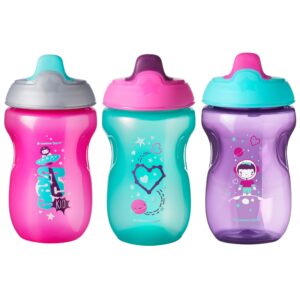 tommee tippee 'sippee' toddler sippy cup | spill-proof, bpa-free – 9+ months, 10-ounce, 3 count