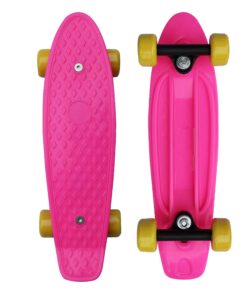 sk8memo 17x5inch mini skateboard, mini cruiser skateboard for beginners…