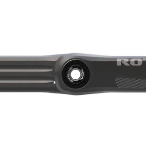 R ROTOR BIKE COMPONENTS Unisex_Adult ALDHU Kurbelarme für 24mm Achse 155mm Crank arms, Black, 24 mm