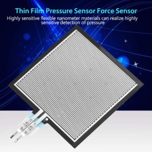 Zetiling Thin Film Pressure Sensor, Pressure Sensor Pad, Force Sensing Resistor Square RP-S40-ST High Accuracy Force Sensor for Intelligent High-end Seat