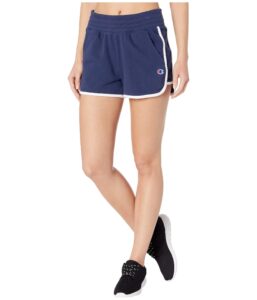 champion women's campus french terry short, athletic navy, x-small