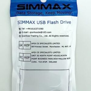 SIMMAX Memory Stick 32GB 3 Pack 32GB USB 2.0 Flash Drives Thumb Drive Pen Drive (32GB Pink Blue Green)