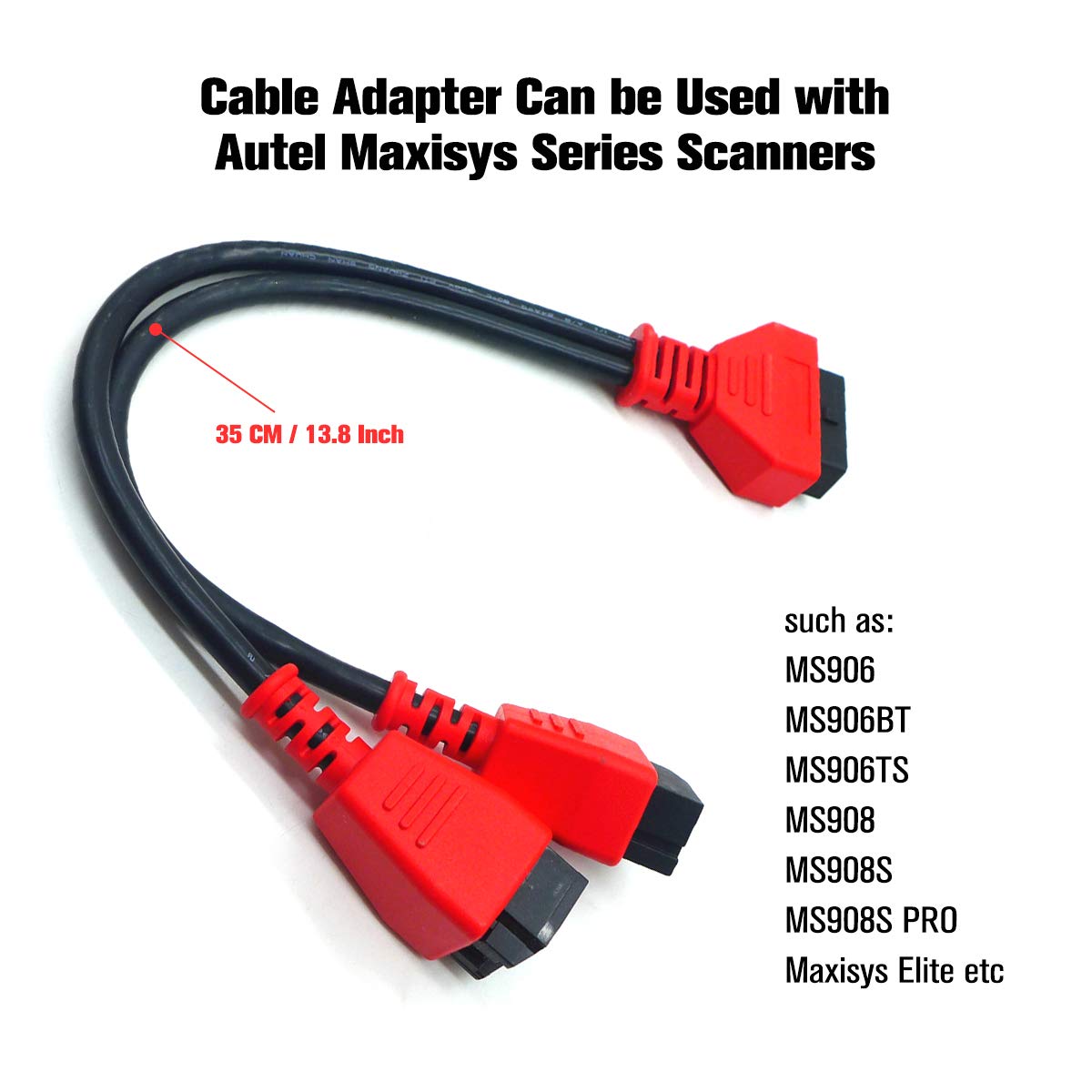 Cable Adaptor Fits for Chrysler 12+8 Programming Cable Connector for Autel DS808 Maxisys MS905 906 908 PRO Elite Autel