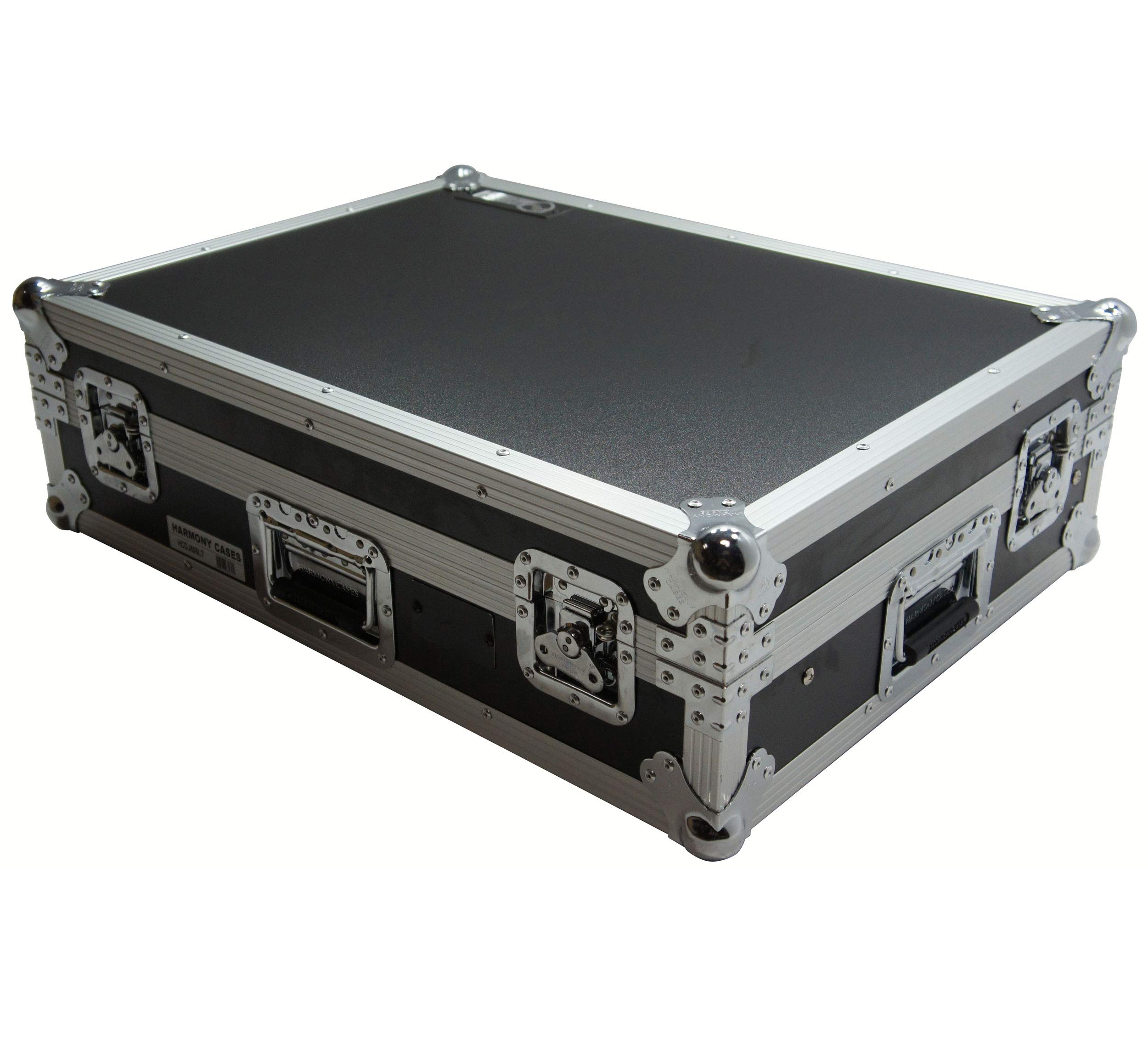 Harmony Audio HCDJ808LT Flight Glide Laptop Stand DJ Custom Case Compatible with Roland DJ-808