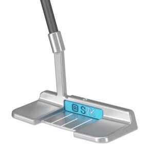 s7k standing putter for men and women –stand up golf putter for perfect alignment –legal for tournament play –eliminate 3-putts (right)