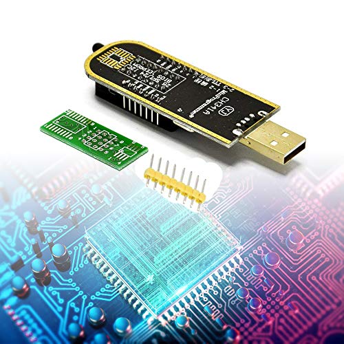 KOOBOOK 2Pcs USB CH341A Series Programmer Burner Chip 24 EEPROM BIOS Writer 25 SPI Flash