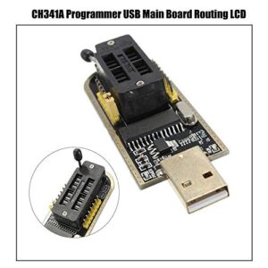 KOOBOOK 2Pcs USB CH341A Series Programmer Burner Chip 24 EEPROM BIOS Writer 25 SPI Flash