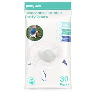 [30 counts] disposable potty liners compatible with oxo tot 2-in-1 go potty, potty refill bags for toddler travel, universal potty bags fit most potty chairs