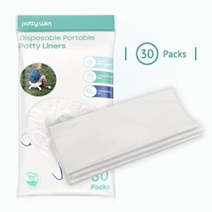 [30 Counts] Disposable Potty Liners Compatible with OXO Tot 2-in-1 Go Potty, Potty Refill Bags for Toddler Travel, Universal Potty Bags Fit Most Potty Chairs