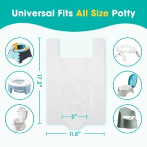 [30 Counts] Disposable Potty Liners Compatible with OXO Tot 2-in-1 Go Potty, Potty Refill Bags for Toddler Travel, Universal Potty Bags Fit Most Potty Chairs