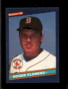 baseball mlb 1986 donruss #172 roger clemens nm-mt red sox