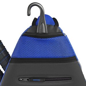 Athletico Sling Bag - Crossbody Backpack for Pickleball, Tennis, Racketball, and Travel for Men and Women (Blue)