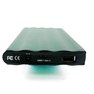 DSE-2TG2C 2TB HDD USB-C 3.2 Gen 2 CipherShield FIPS 140-2 256-bit AES HIPAA Hardware Encrypted External Slim Drive