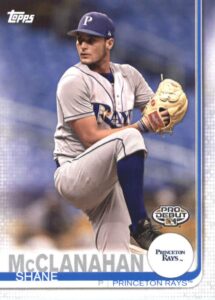 2019 topps pro debut #12 shane mcclanahan princeton rays baseball card