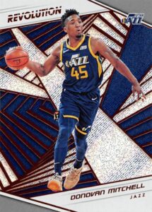 2018-19 panini revolution #39 donovan mitchell utah jazz basketball card