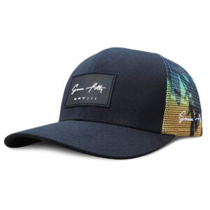 grace folly trucker hat for men or women- many cool designs (palm beach)