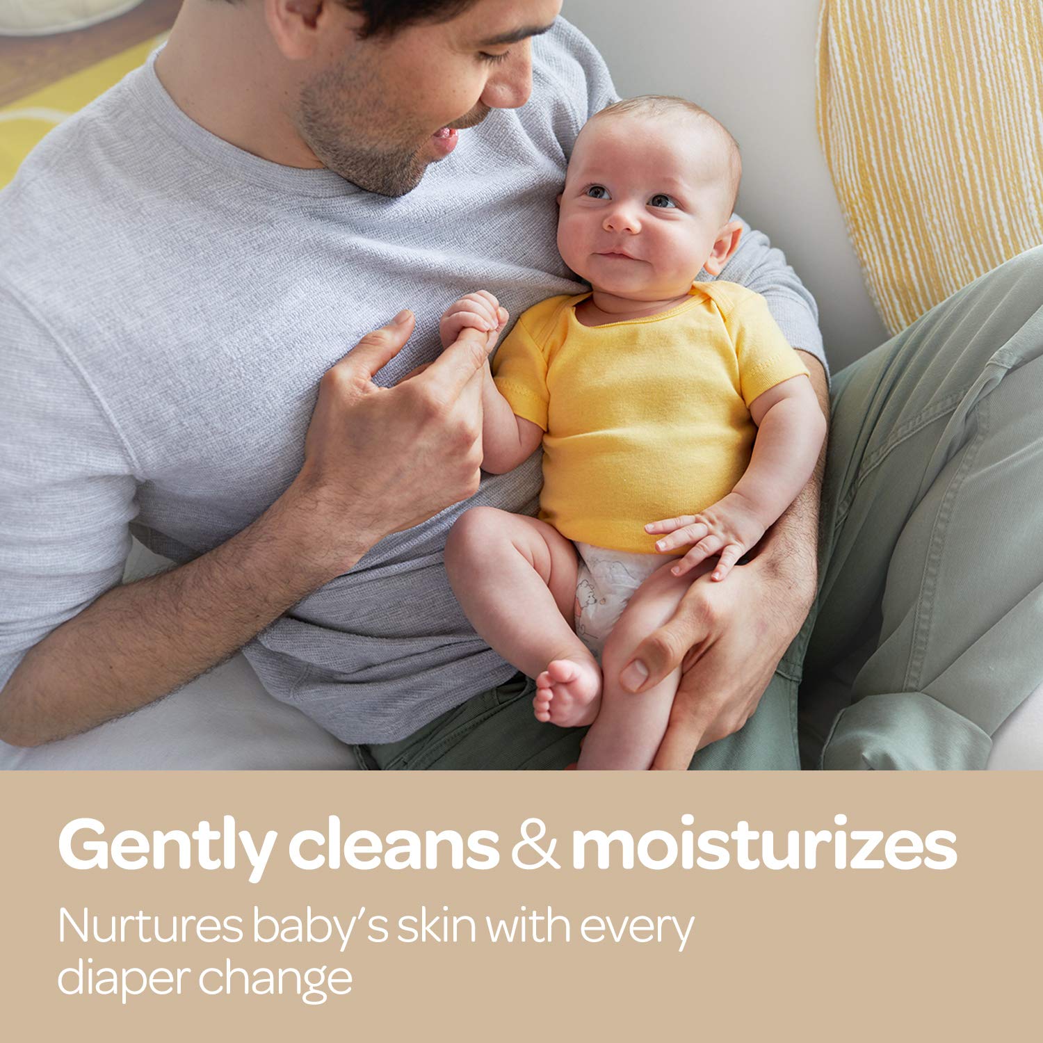 Baby Wipes, Scented, Huggies Nourish & Care Baby Diaper Wipes, 56 Count (Pack of 12)