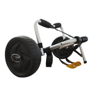 onefeng sports 100lbs kayak cart canoe carrier trolley for carrying kayaks,canoes,paddleboards with plastic wheels