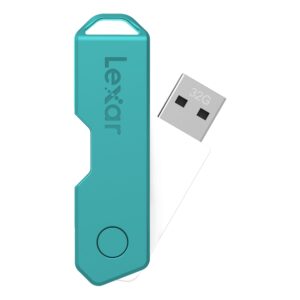 Lexar JumpDrive TwistTurn2 USB 2.0 Flash Drive, 64GB, Assorted Colors, LJDTT2-64GABOD20