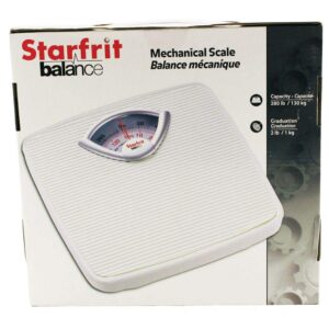 Starfrit Balance 093864-004-0000 White Mechanical Scale 11.20in. x 10.60in. x 2.20in.