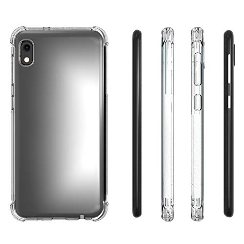 PUSHIMEI Samsung A10e Case,Galaxy A10e Case, Soft TPU Crystal Transparent Slim Anti Slip Full-Body Protective Phone Case Cover for Samsung Galaxy A10e (Clear Anti-Shock TPU)