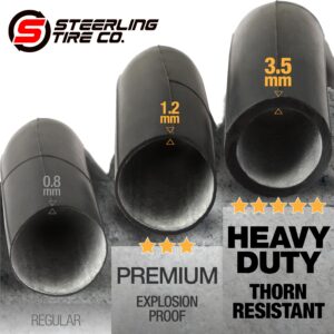 16 x 1.75/1.95/2.125 Heavy Duty Thorn Resistant Inner Tube Replacement for All Baby Trend Expedition Jogger Strollers and More! [2-Pack] Steerling Tire Co.