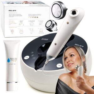 rf beauty device | home rf lifting | wrinkle removal | anti aging | skin care - increase collagen & absorption - mlay professional radio frequency skin tightening for face and body - salon effects