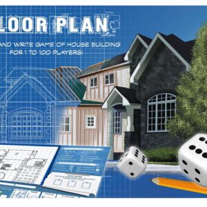 Floor Plan: A Roll & Write Home Design Game, Ages 8+, 1-100 Players, 20 Mins