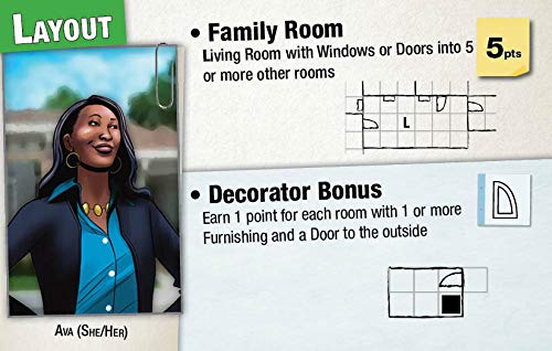 Floor Plan: A Roll & Write Home Design Game, Ages 8+, 1-100 Players, 20 Mins