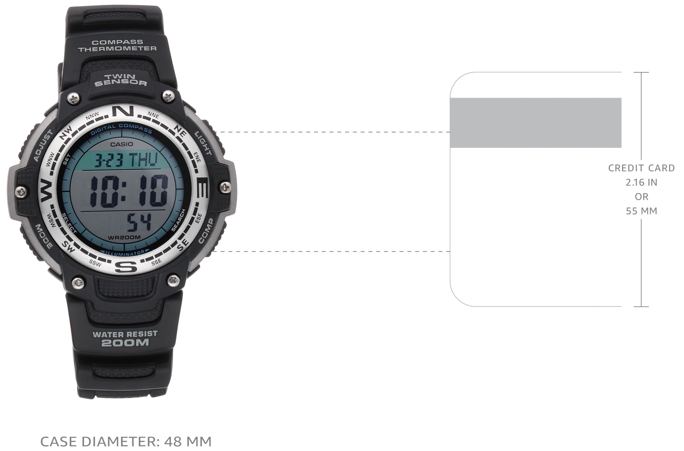 Casio - Mens Outdoor Sports Series (SGW100-1V)