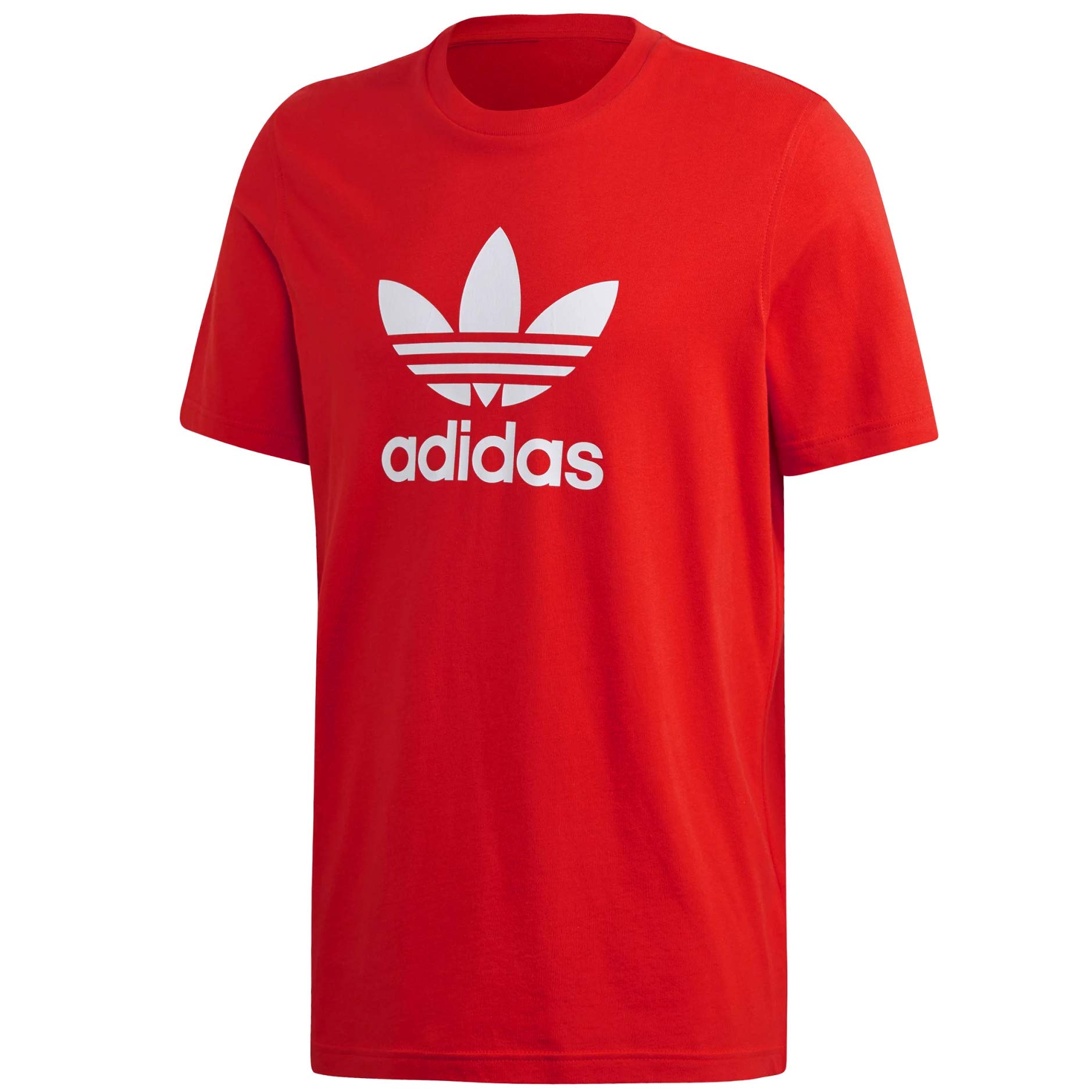 adidas Originals Men's Trefoil T-Shirt, Lush Red, S