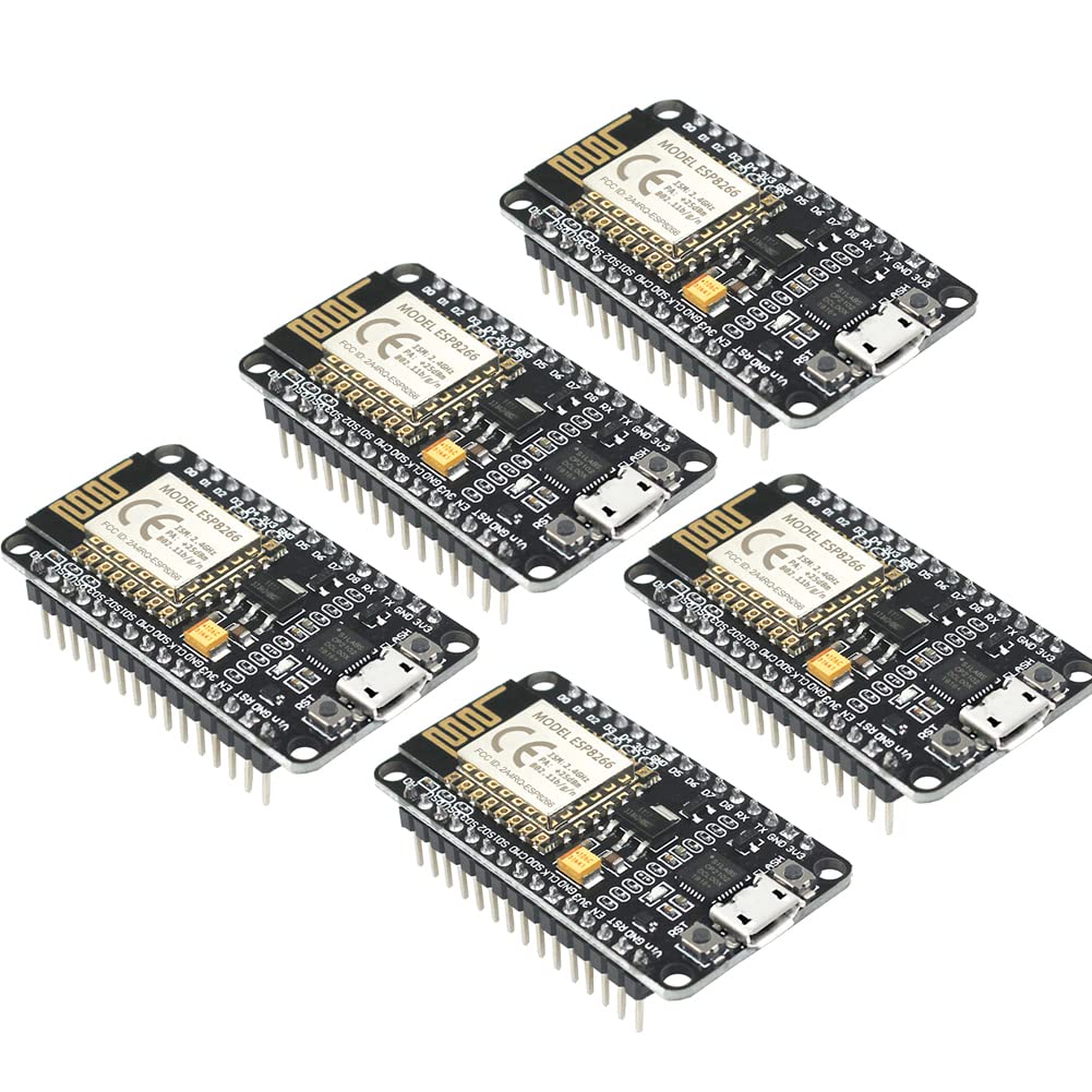 KeeYees Development Board WiFi WLAN Wireless Module for ESP8266 for NodeMCU for ESP-12E for Arduino (5pcs)