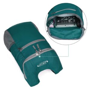 G4Free Rucksack Backpacks, Dark Green, Small