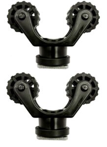 yakattack track mount roto grip paddle holder black grp-1001 2 pack