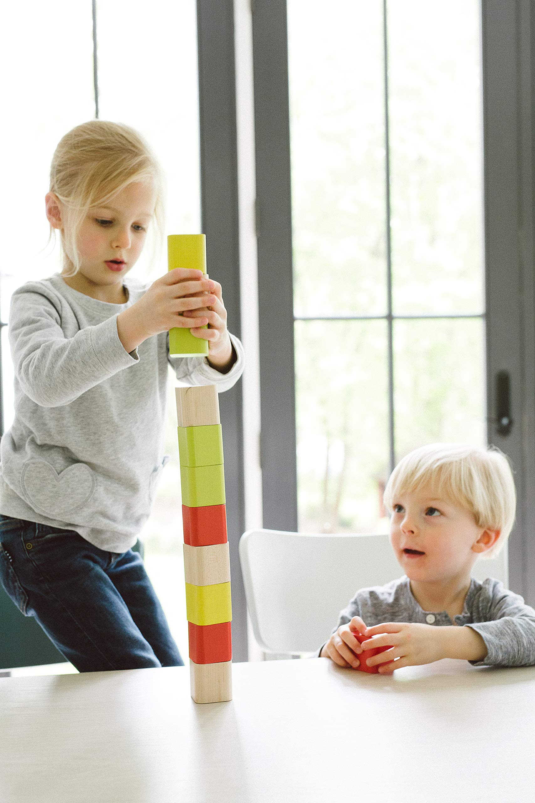 Tegu 6 Piece Magnetic Baby’s First Building Blocks, Tints