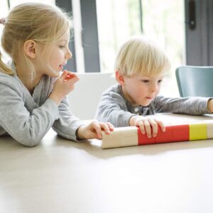 Tegu 6 Piece Magnetic Baby’s First Building Blocks, Tints