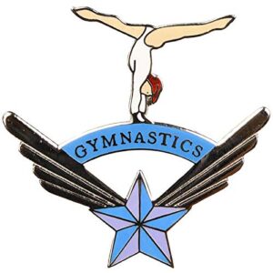 nautical star gymnastics pin - #1526