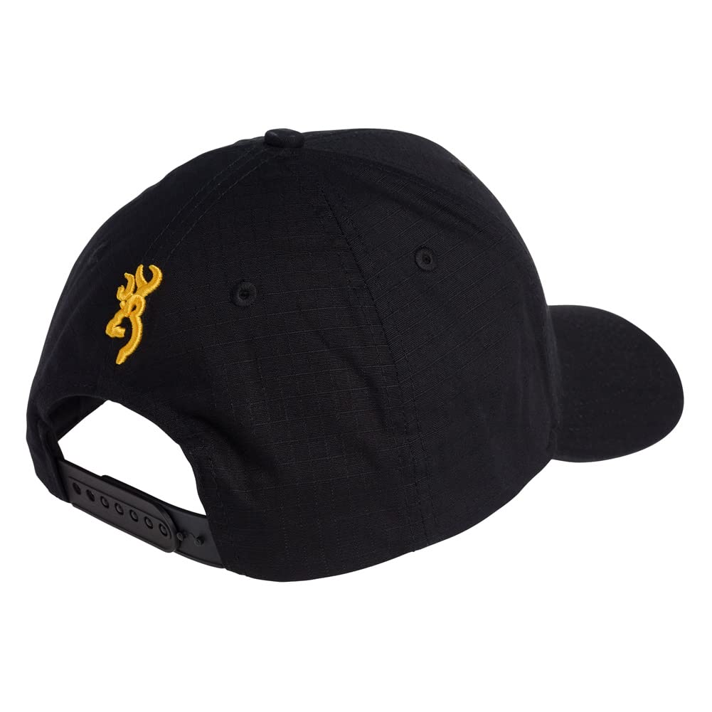 Browning Cap, Black and Gold, One Size