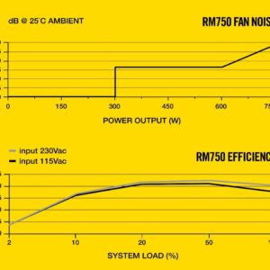 Corsair RM750, RM Series, 80 Plus Gold Certified, 750 W Fully Modular ATX Power Supply - Black