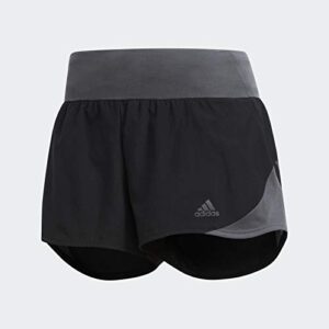 adidas men's Run It Short Black Small 3"