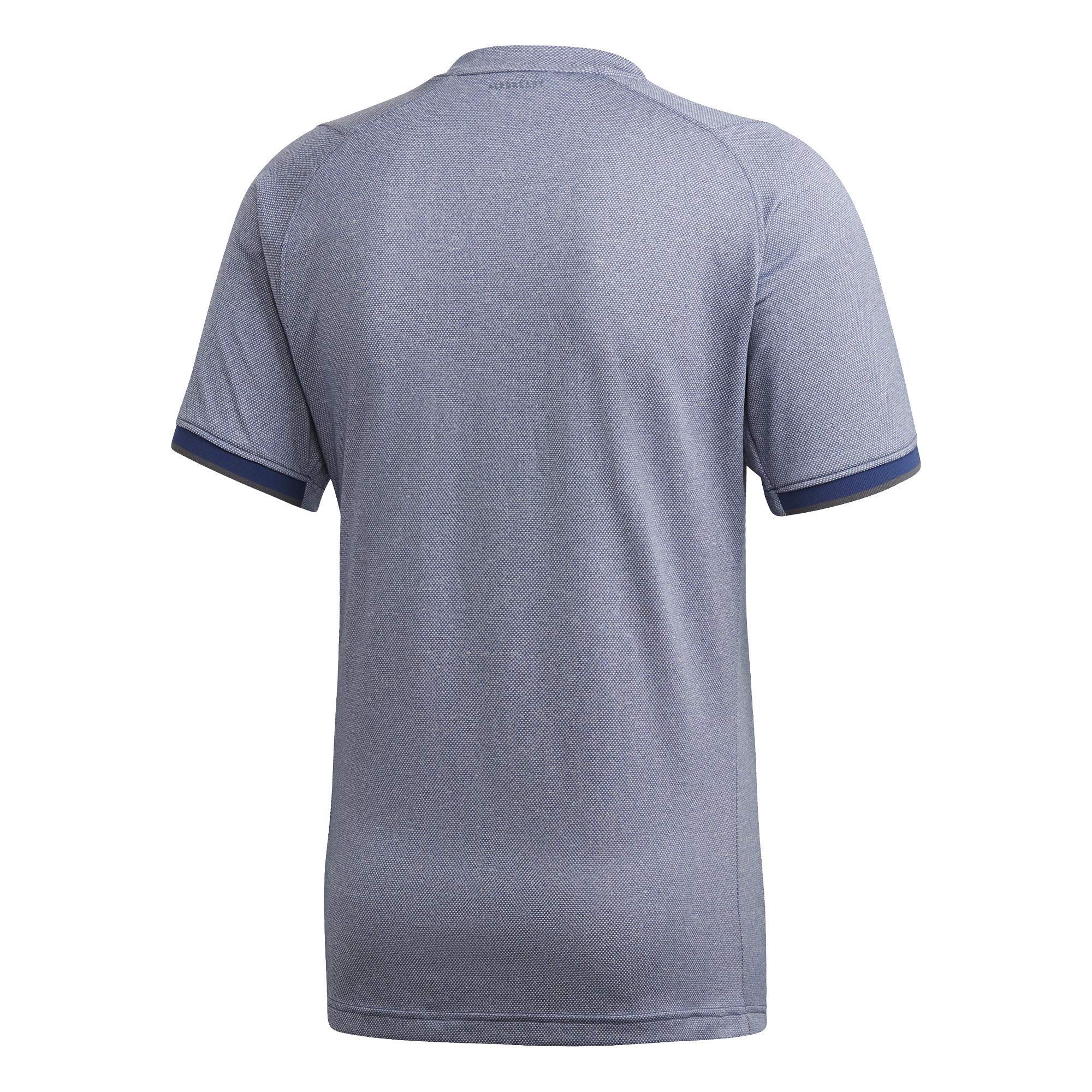 adidas Men's Tennis Freelift Tee Tech Indigo Large