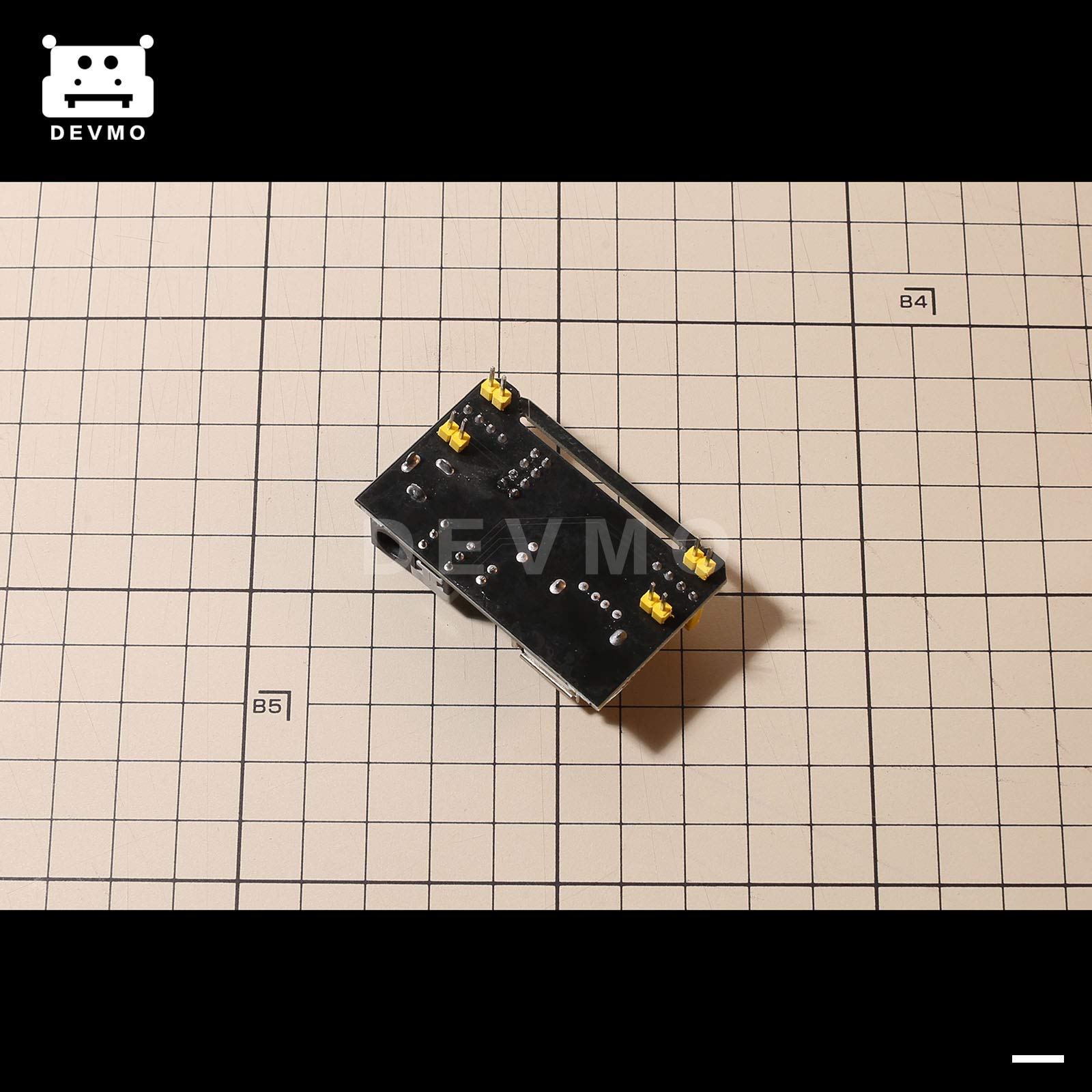 DEVMO 3PCS 3X MB102 Breadboard Power Supply Module Prototype DC 6.5-12V to 3.3V 5V USB Compatible with Ar-duino Bread Board